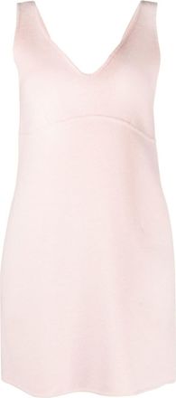 Parosh Mini-robe en laine sans manches Parosh