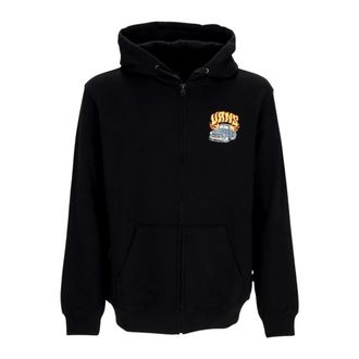 Vans Schwarzer Zip-Hoodie mit individuellem Logo - - Sweatshirts & Hoodies - Herren - Schwarzk - S
