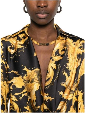 Versace Jeans Couture Femme, Blouses et Chemises, Multicolore, Taille: 38 FR 80Hal212 Shirt