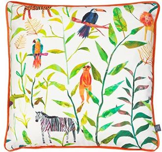 Prestigious Textiles Hide and Seek Kissenbezug, Baumwolle, Dschungel