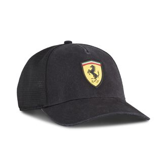 Puma Puma Unisex Ferrari Trucker Cap Black Verschluss, Schwarz, XL