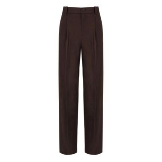 Elisabetta Franchi Femme, Pantalons, Brun, Taille: 38 FR Pantalon