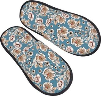 Generic Fleurs D&Eacute;t&eacute; &Agrave; Feuilles Unisexe Chaussures De Maison Respirantes Pantoufles Chaud Chaussons Pour Maison Hiver Ext&eacute;rieur M