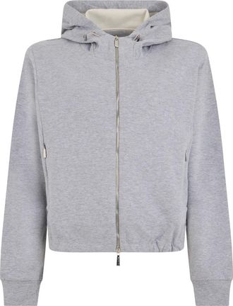 Moorer SweaT-shirt &agrave; capuche Liria - Femme - Sweatshirts et sweats &agrave; capuche - Gris - Taille: 36 FR