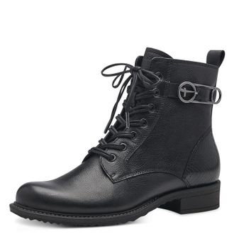 Tamaris Damen Schn&uuml;rstiefeletten, Frauen Stiefeletten,Kurzstiefel,uebergangsschuhe,uebergangsstiefel,schn&uuml;rboots,Boots,Stiefel,Black,37 EU