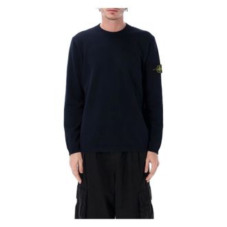 Stone Island Homme, Sweatshirts et sweats &agrave; capuche, Bleu, Taille: M Mens Tricots Clothing Ss26