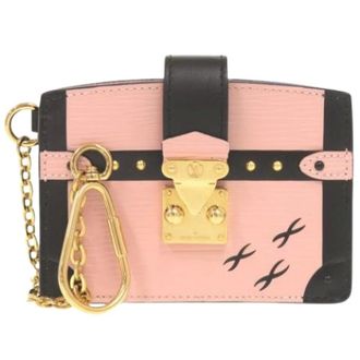 Louis Vuitton Porte-cartes Pre-owned - Femme - Pre-owned - Rose - Taille: ONE Size