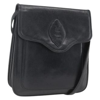 Saint Laurent Sac bandouli&egrave;re en cuir Pre-owned - Femme - Pre-owned - Noir - Taille: ONE Size