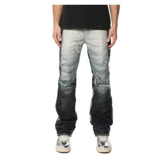 Purple Homme, Jeans, Bleu, Taille: W34 P026 Jeans Coupe Droite