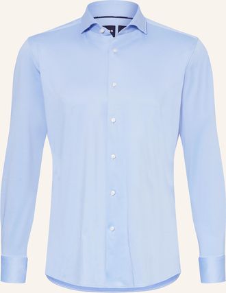 HUGO BOSS Hemd Hank Performance Slim Fit blau