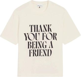 Ami unisex, Tops, Beige, Taille: XS Patch T-Shirt