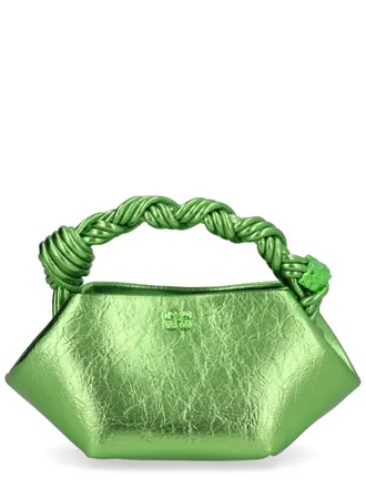 Ganni Womens Mini Bou Bag Green Handbags Hand