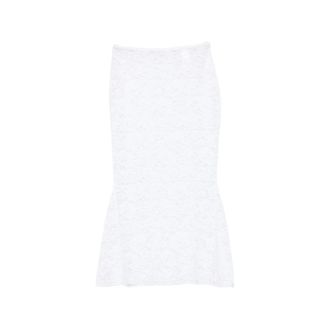 Os&eacute;ree Bfsf268 Voller Spitzenrock - - Skirts - Damen - Wei&szlig; - M
