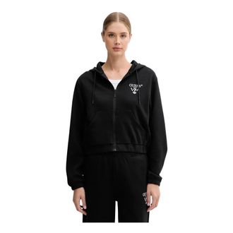 Guess Roberta Zip-up Hoodie - - Sweatshirts & Hoodies - Damen - Schwarzk - L