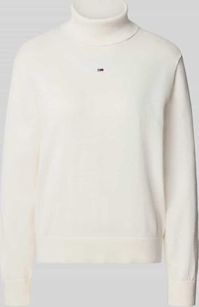 Tommy Jeans Regular Fit Rollkragenpullover aus reiner Baumwolle