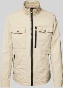 Tom Tailor Regular Fit Feldjacke aus reiner Baumwolle mit aufgesetzten Brusttaschen