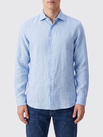 Brooksfield Slim-Fit-Freizeithemd aus reinem Leinen mit franz&ouml;sischem Kragen