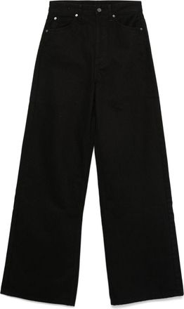 Calvin Klein Weite High-Rise-Jeans - Schwarz