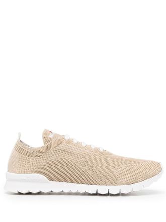Kiton Sneakers mit gestricktem Obermaterial - Nude