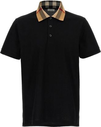 Burberry Homme, Tops, Noir, Taille: S Polo Chemises