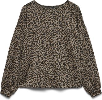 Vero Moda Vmnella Ls Boat Neck Top JRS Ga Boo