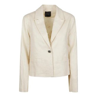 Pinko Pinko, Femme, Vestes, Beige, Taille: 38 FR Idony Jacket