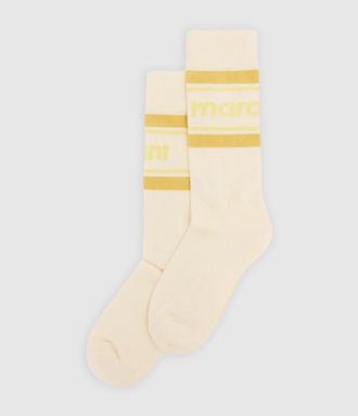 Isabel Marant Chaussettes Dona Ecru Yellow