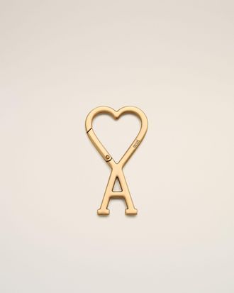 Ami Porte-Cl&eacute;s Dor&eacute; Mousqueton Ami De Coeur en M&eacute;tal Laiton Vibr&eacute; - TU - Unisex