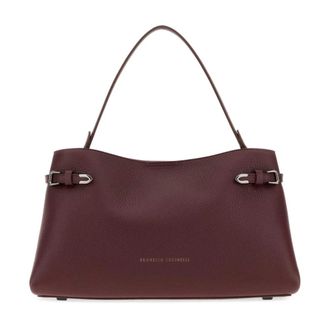 Brunello Cucinelli Schultertasche - - Bags - Damen - Lila - ONE SIZE