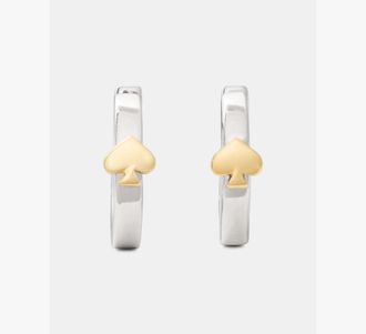 Kate Spade New York Everyday Spade Kleine Creolen, D&uuml;nn, Extraklein