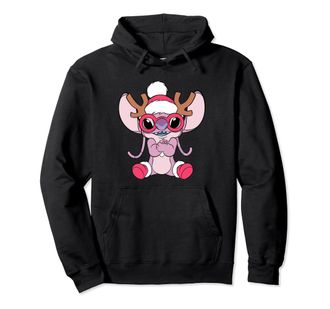 Disney Weihnachten Lilo & Stitch Angel Reindeer Pullover Hoodie