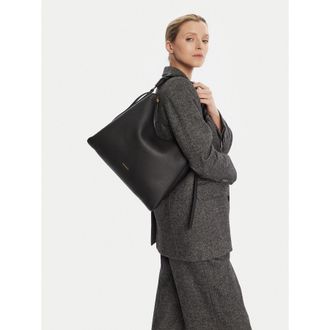 Coccinelle Handtasche Coccinelle M50 Boheme Grana Double E1 M50 13 02 01 Schwarz