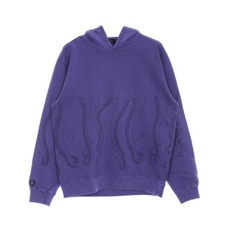 Octopus Homme, Sweatshirts et sweats à capuche, Violet, Taille: S Améthyste Teint Léger Sweat à Capuche Homme