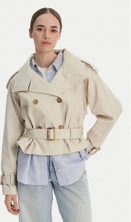Tommy Hilfiger Tenchcoat WW0WW50768 Beige Oversize