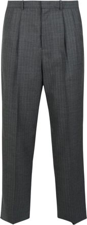 Jil Sander Pantalon &agrave; rayures tennis - Homme - Pantalons - Gris - Taille: L