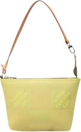 Louis Vuitton Sac bandouli&egrave;re vintage Pre-owned en toile - Femme - Pre-owned - Vert - Taille: ONE Size