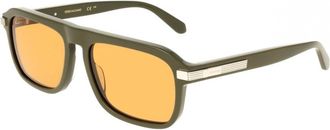 Ferragamo Lunettes de soleil Aviator - Homme - Accessoires - Vert - Taille: 57 MM