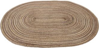 Hemobllo Gewebtes Tischset aus Baumwollgarn Hitzebest&auml;ndig und rutschfest Oval 50x35cm Rustikale Besteckunterlage f&uuml;r K&uuml;che und Esszimmer