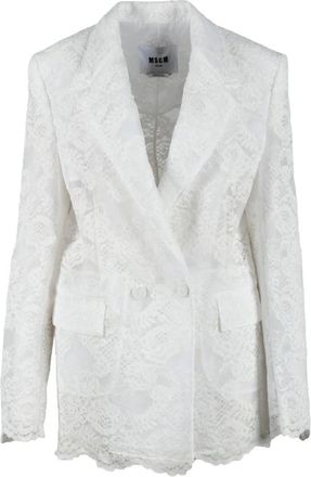 Msgm Blazer - - Jackets - Damen - Wei&szlig; - M