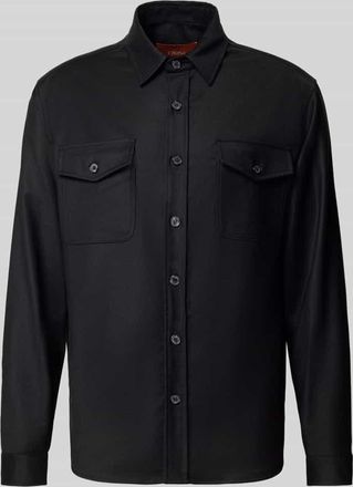 Cruna Regular Fit Overshirt aus Schurwolle mit Pattentaschen