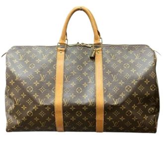 Louis Vuitton unisex, Pre-owned, Brun, Taille: ONE Size Keepall Monogram Boston Bag Pre-owned