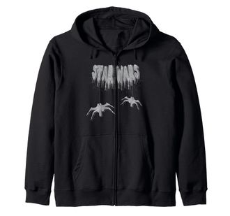 Star Wars Halloween Silver Spiders Cobweb Logo Kapuzenjacke