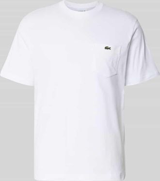 Lacoste Regular Fit T-Shirt aus reiner Baumwolle