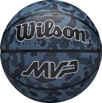 Wilson Unisex-Adult MVP CAMO Basketball Blue 5 Ball, 5