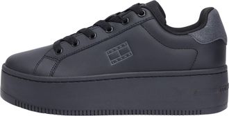 Tommy Jeans Damen Tjw Flatform ESS Mu En0En02918 Niedriges Oberteil, Black (Black), 38 EU