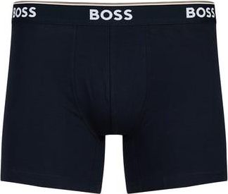HUGO BOSS Lot de 3 boxers en coton m&eacute;lang&eacute;