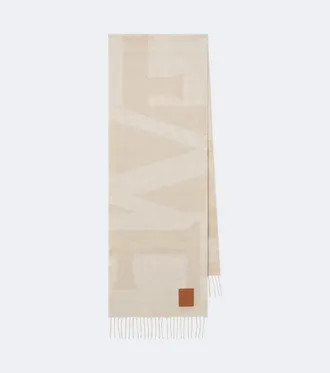 Loewe &Eacute;charpe en cachemire &agrave; logo