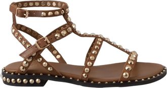 Ash Ash, Femme, Chaussures, Brun, Taille: 40 EU Precious Studded Flat Sandal