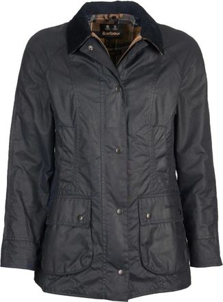 Barbour Femme, Vestes, Bleu, Taille: 40 FR Beadnell Wax