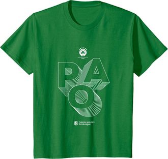 EuroLeague Panathinaikos Collection Wei&szlig;es Logo T-Shirt